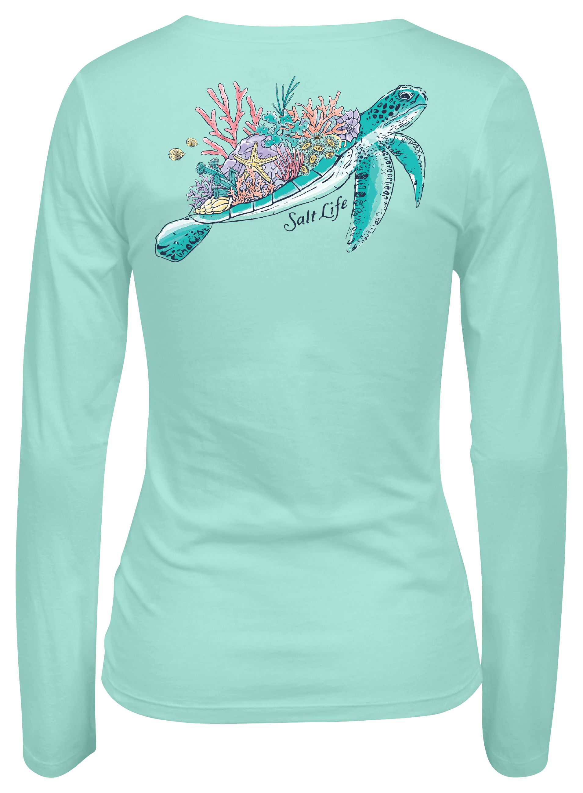 Salt Life Turtle Reef Long-Sleeve V-Neck Shirt for Ladies | Bass Pro Shops